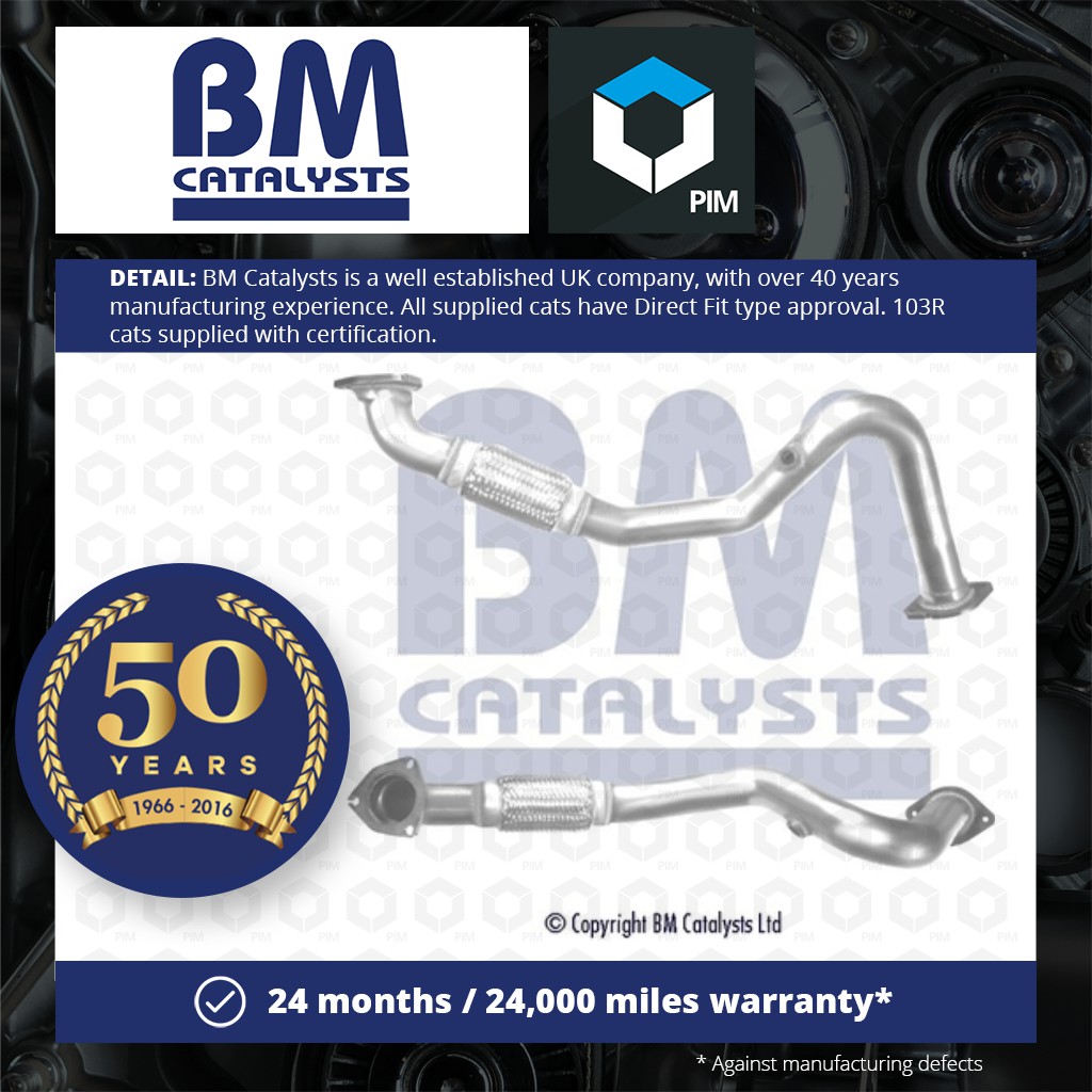 Exhaust Pipe fits VAUXHALL MOKKA J13 1.6 Centre 2012 on BM 25950869 ...