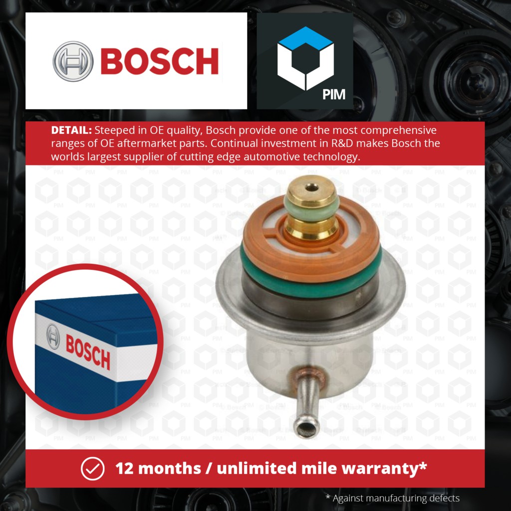 Fuel Pressure regulator 0280160575 Bosch Control Valve 078133534C ...