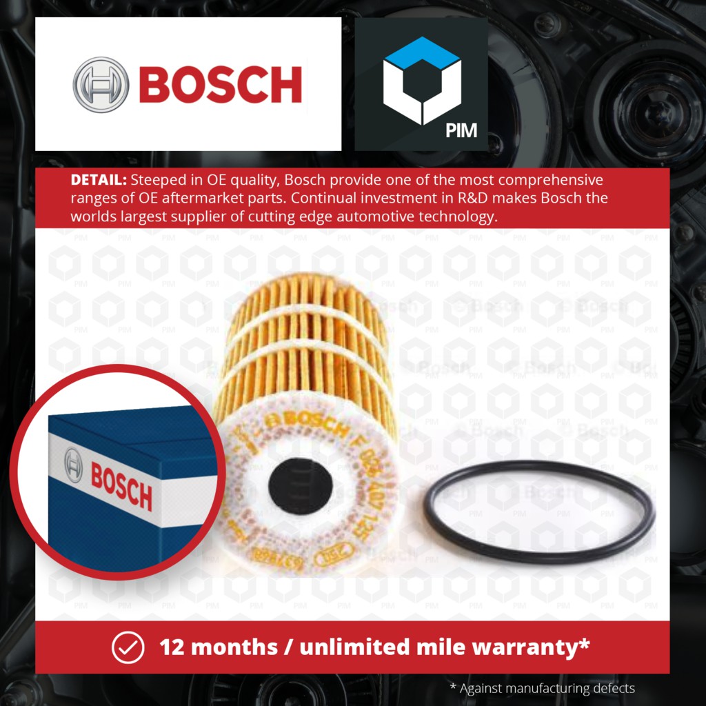 Oil Filter F026407125 Bosch K6000619752 6000619752 95517366 A6221800000 ...